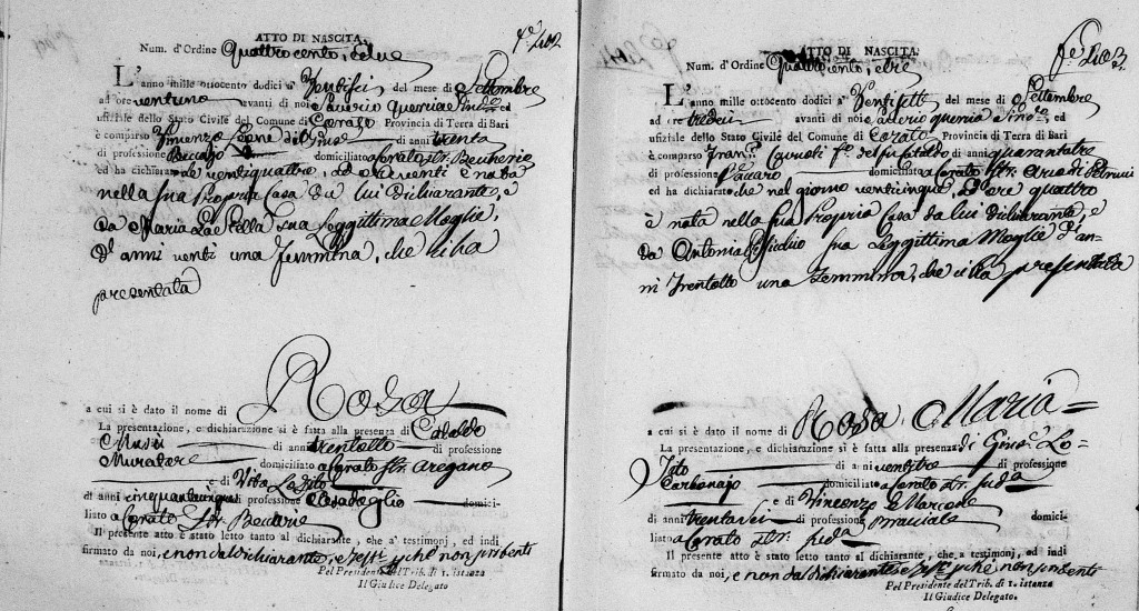 More than just names: vital records in Italy – Historica Research